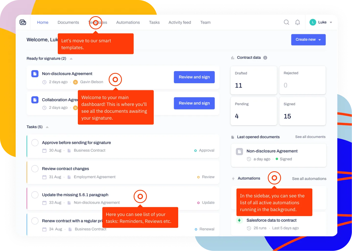 Demo Walkthrough | Contractbook